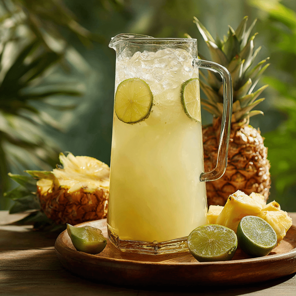 Non Alcoholic Piña Colada Punch Recipe for Summer