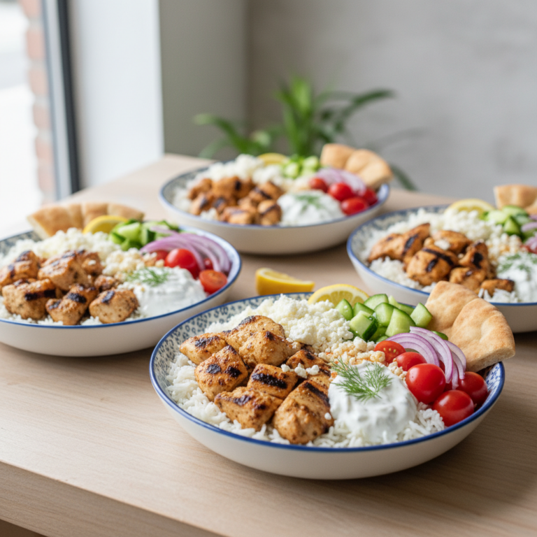 Greek Chicken Gyro Bowls Recipe - Easy and Fresh