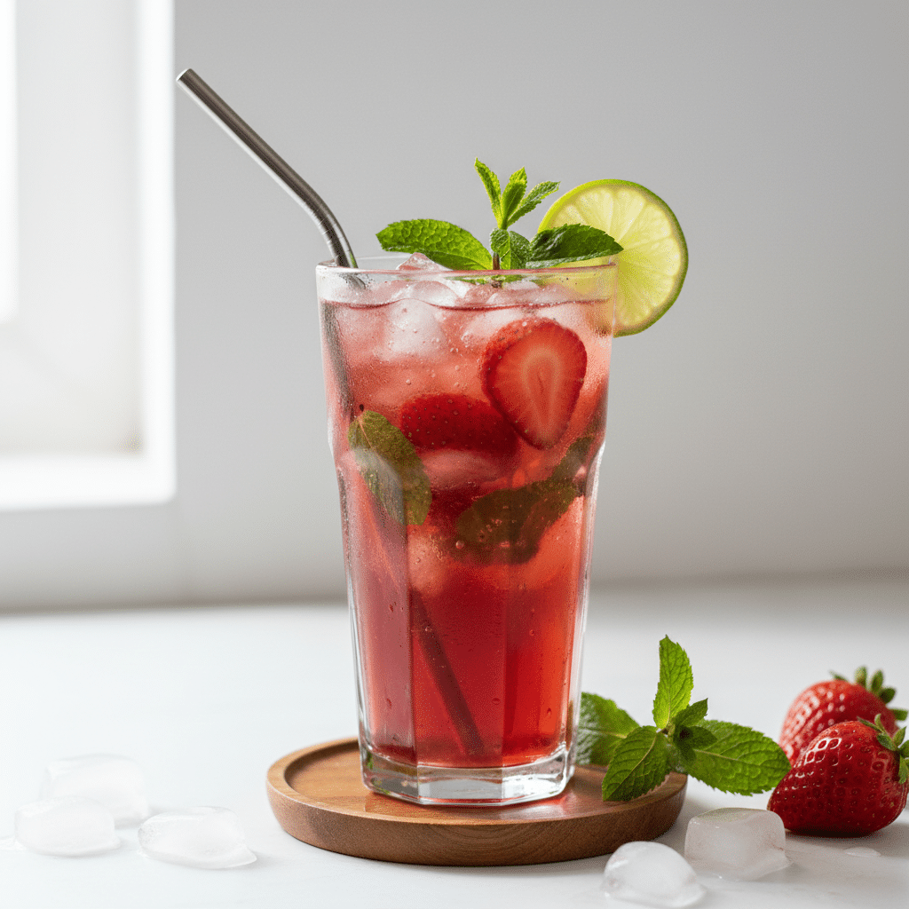 Refreshing Non-Alcoholic Strawberry Mojito Recipe