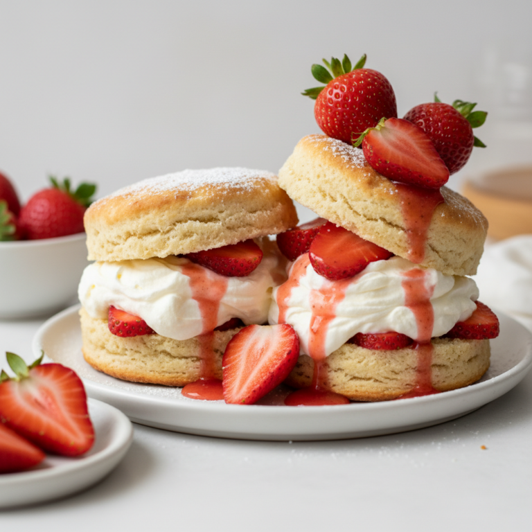 Easy Homemade Strawberry Shortcake Recipe