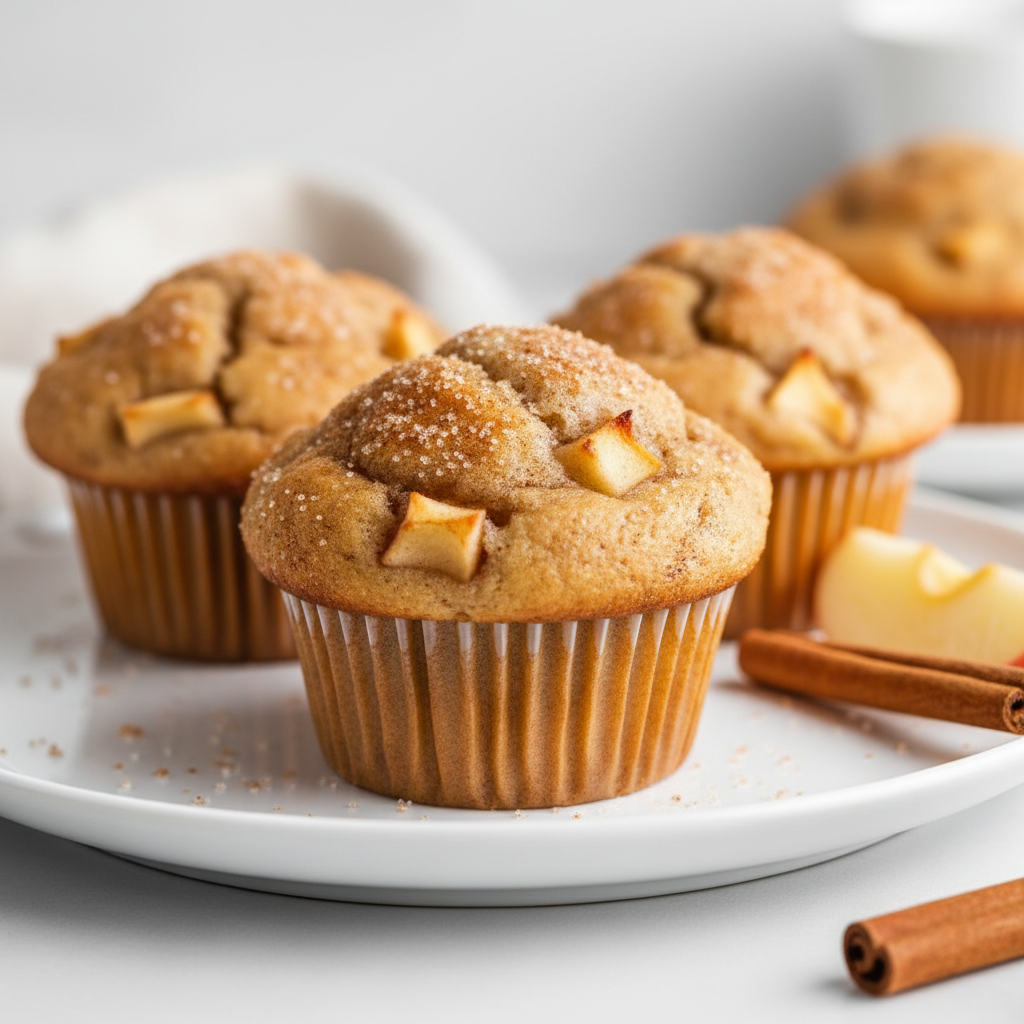 Healthy Apple Cinnamon Muffins Recipe