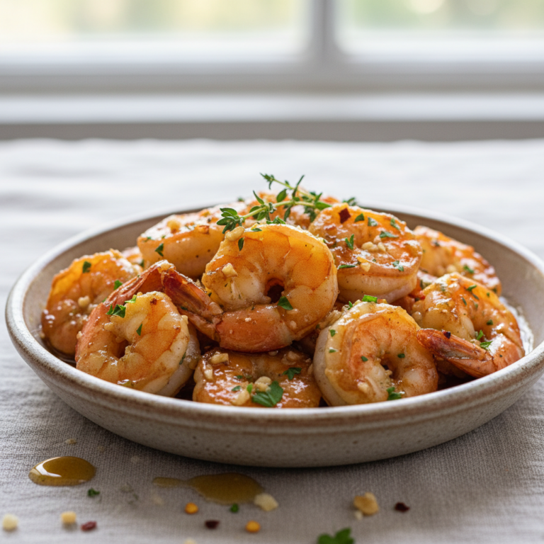 Easy 15-Minute Honey Garlic Butter Shrimp Recipe
