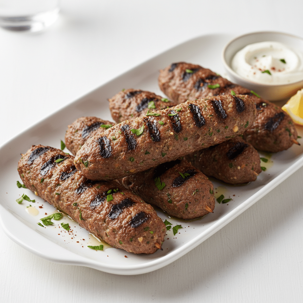 Juicy Middle Eastern Beef Kofta Kebabs