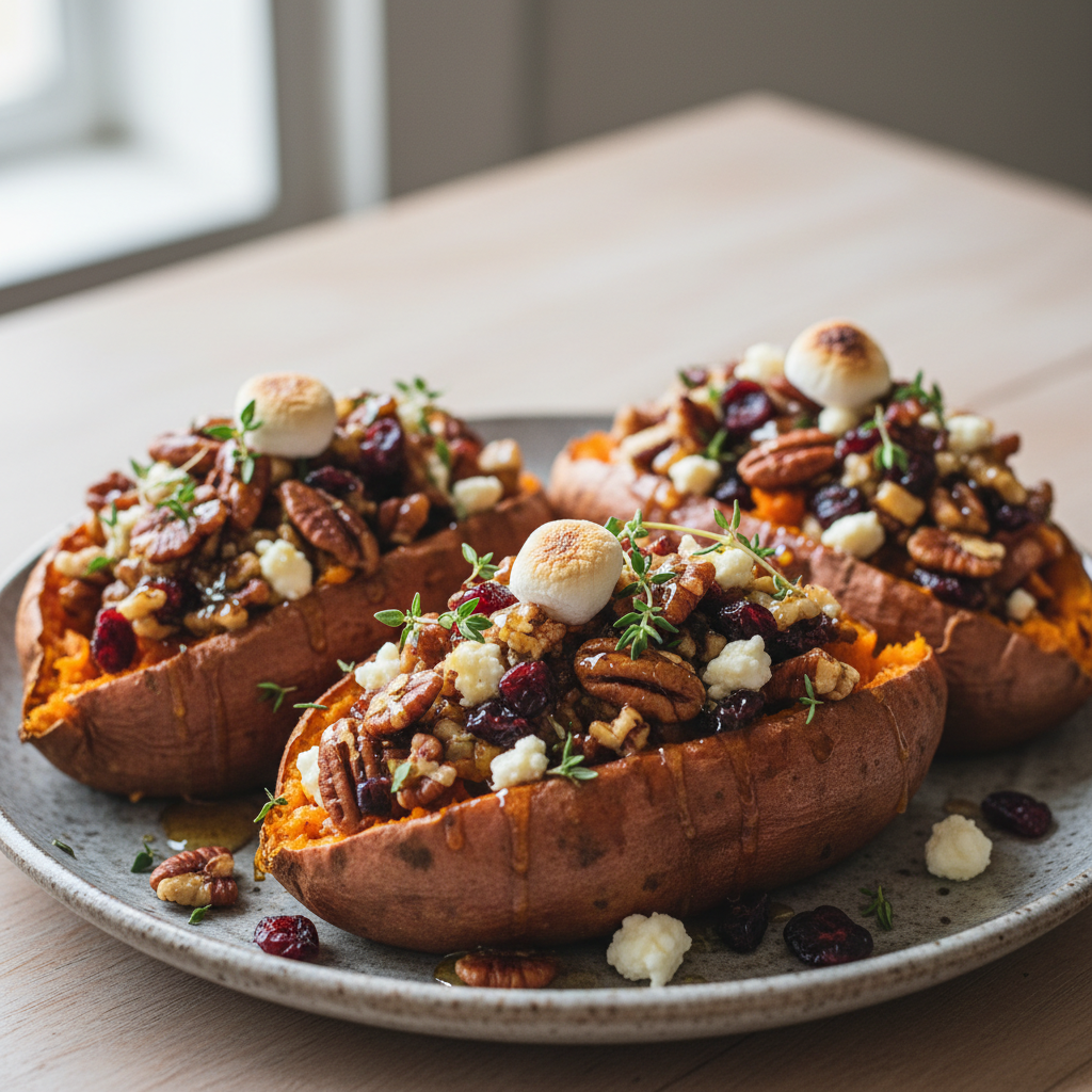 Loaded Stuffed Sweet Potatoes Recipe