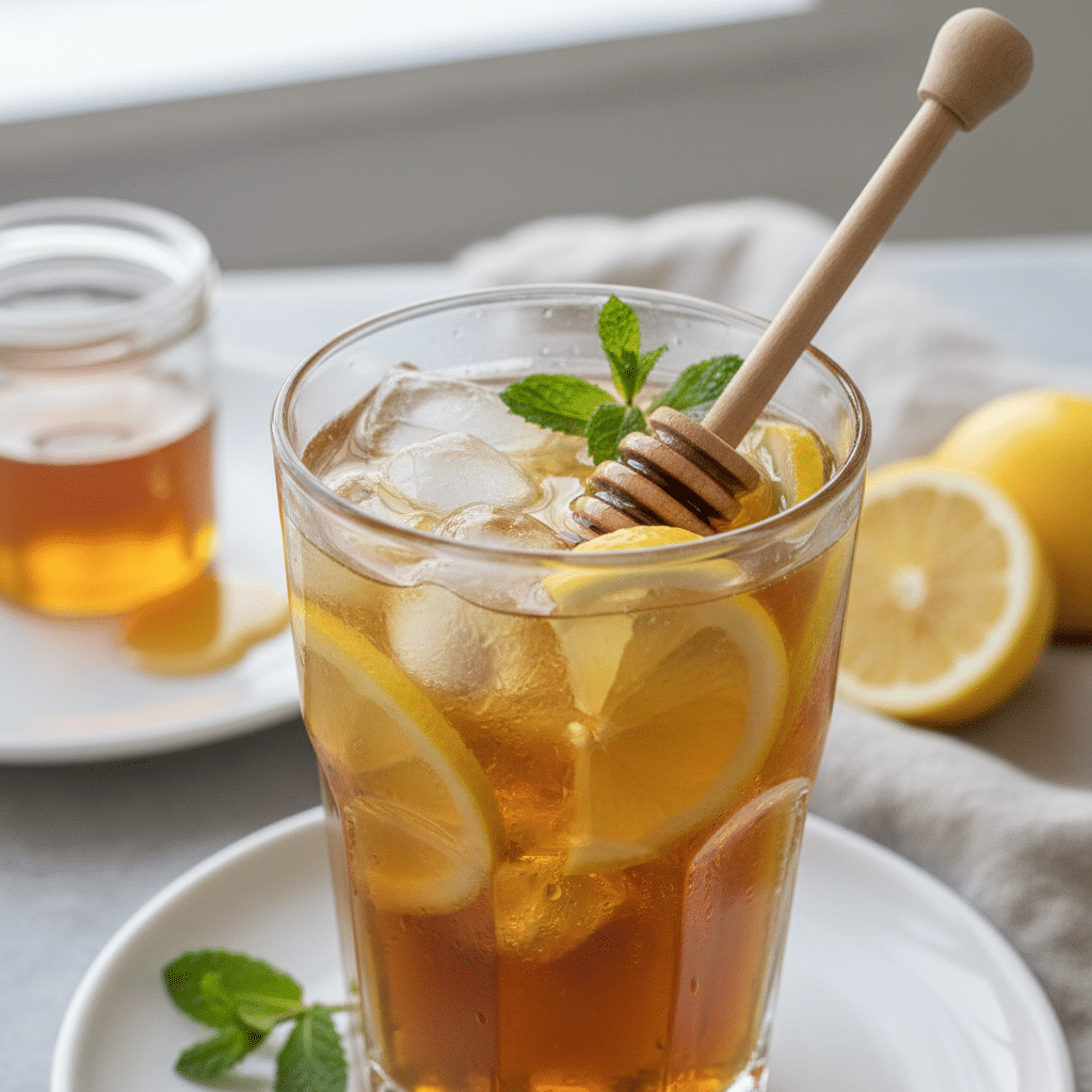 Refreshing Honey Lemon Iced Tea Recipe