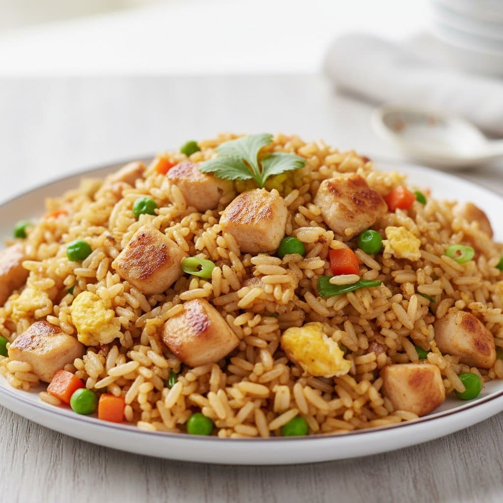 Chicken Fried Rice Recipe (Easy, Fast, Better Than Takeout)